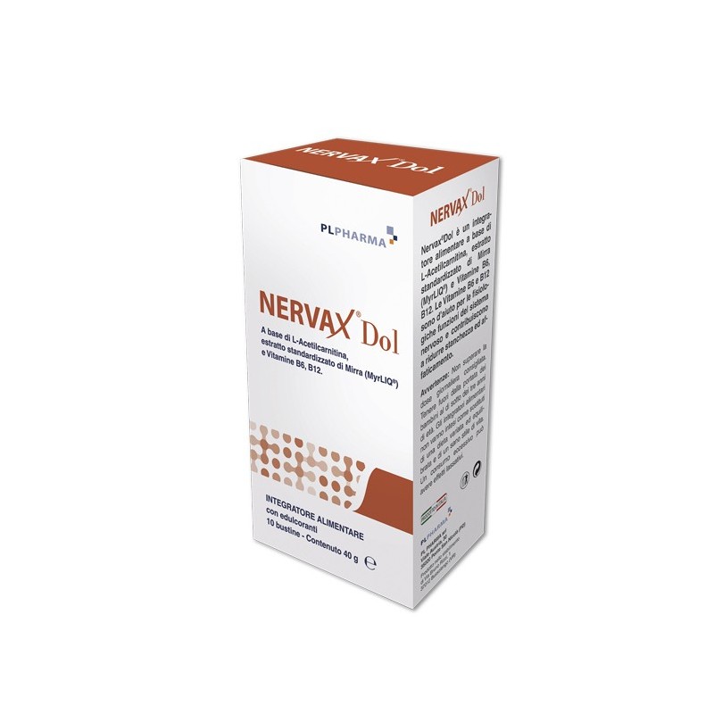 Pl Pharma Nervax Dol integratore 10 Bustine - Para-Farmacia Bosciaclub