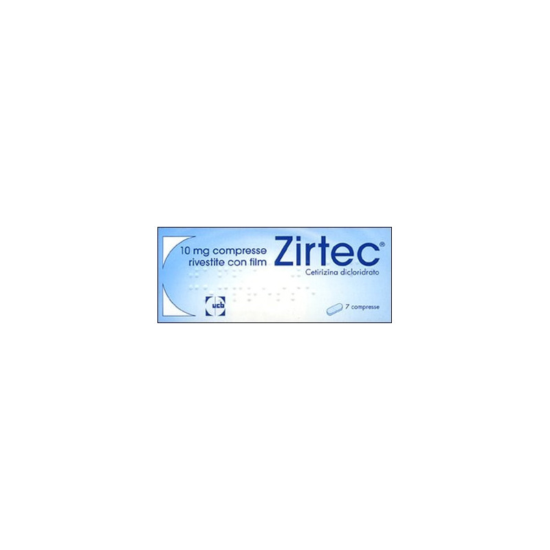 UCB pharma Zirtec 7 Compresse farmaco antistaminico 10mg - Para ...