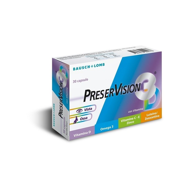 4 pezzi Preservision 3d 30 Capsule Molli - Para-Farmacia Bosciaclub