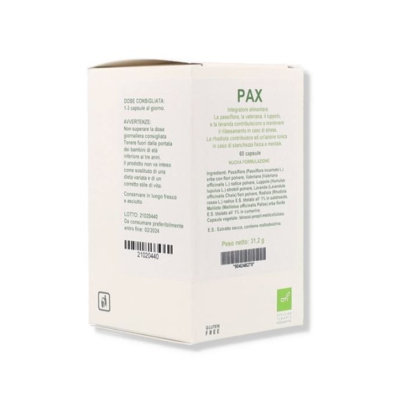 Oti Pax integratore 60 Capsule - Para-Farmacia Bosciaclub