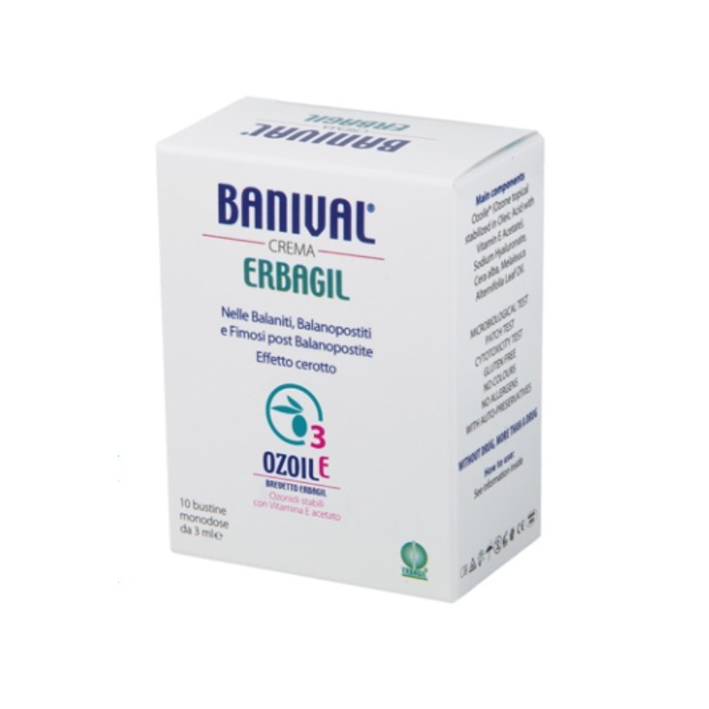 Erbagil Banival 10 Buste 3g per igiene intima maschile - Para-Farmacia ...