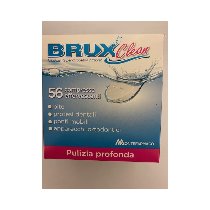 Brux clean 56 compresse effervescenti - Para-Farmacia Bosciaclub