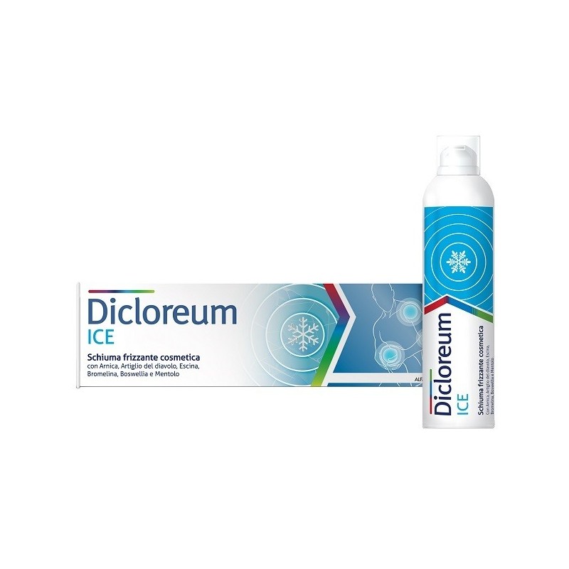 Alfasigma Dicloreum Ice Schiuma Frizzante 150 Ml - Para-Farmacia Bosciaclub