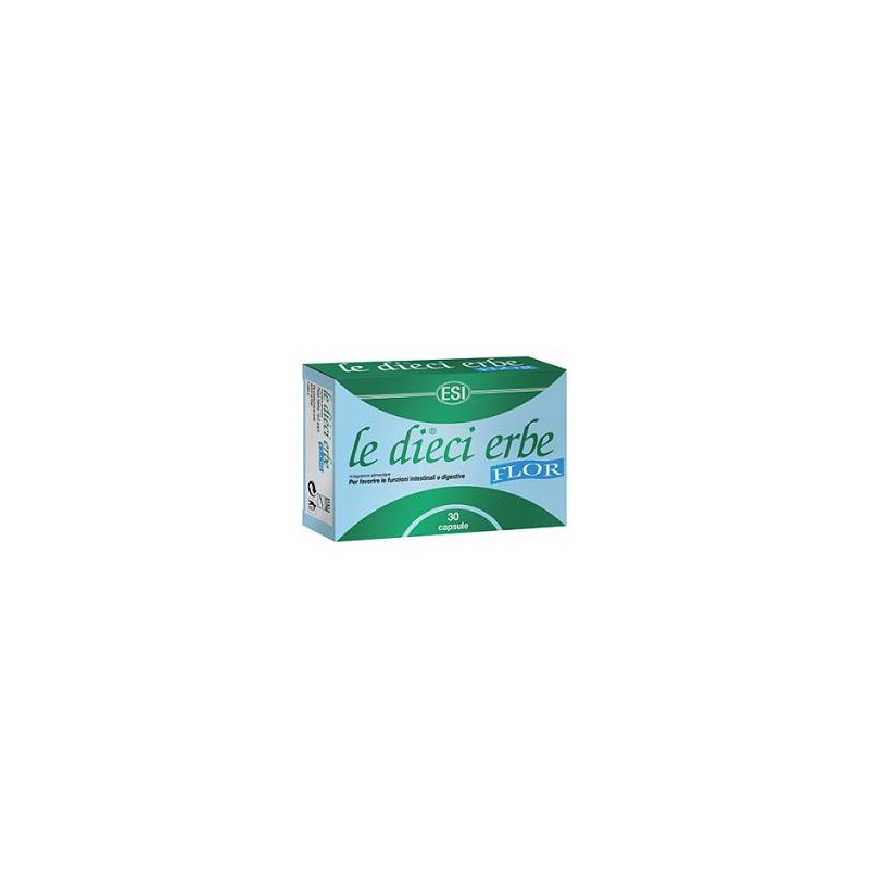 Esi Le Dieci Erbe Flor 30 Capsule integratore di prebiotici - Para ...