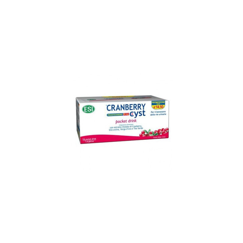 Esi Cranberry Cyst 16 Buste Integratore per Cistite - Para-Farmacia Bosciaclub