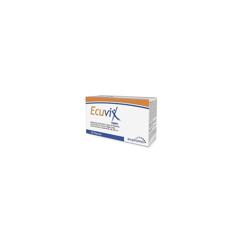 Ecupharma Ecuvix 10 Flaconi 10ml integratore di rodiola - Para-Farmacia ...