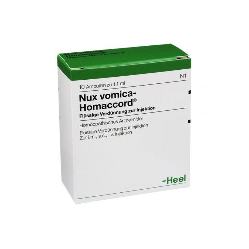Guna Nux Vomica Homaccord 10 Fiale Heel - Para-Farmacia Bosciaclub
