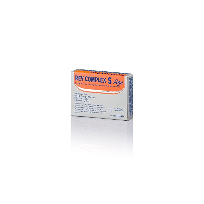 Rev pharma bio Rev Complex S Age 20 Capsule - Para-Farmacia Bosciaclub