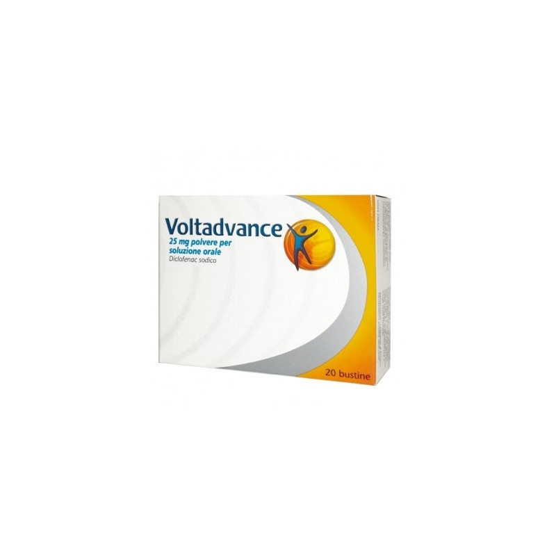 6 Pezzi Voltadvance 20 Bustine 25mg farmaco analgesico - Para-Farmacia ...