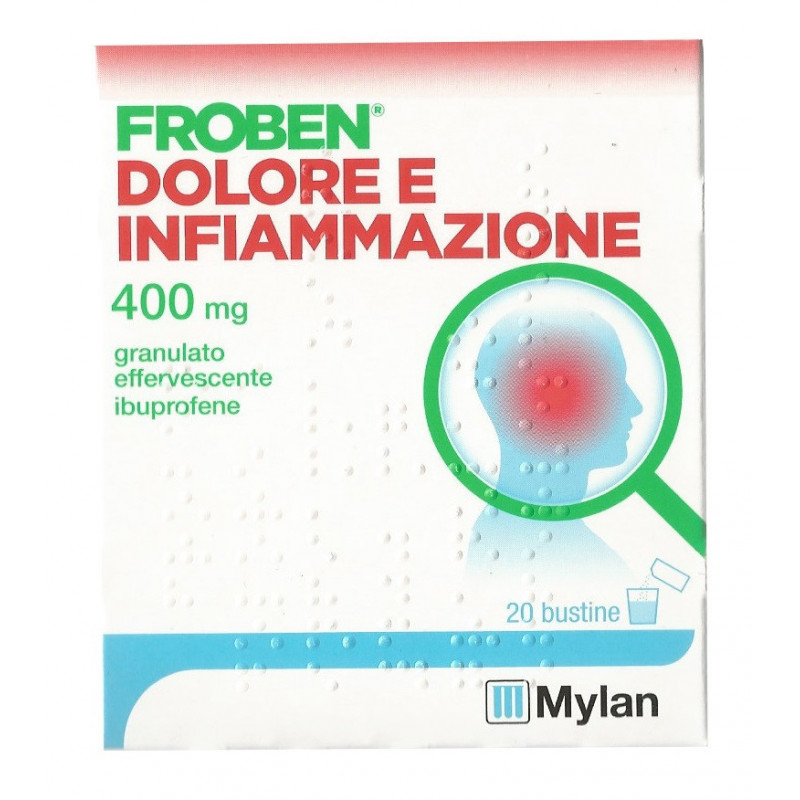 Froben Dolore E Infiammazione farmaco con ibuprofene 20 Bustine - Para ...
