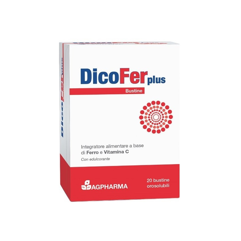 Ag Pharma Dicofer Plus integratore alimentare 20 Bustine - Para-Farmacia Bosciaclub