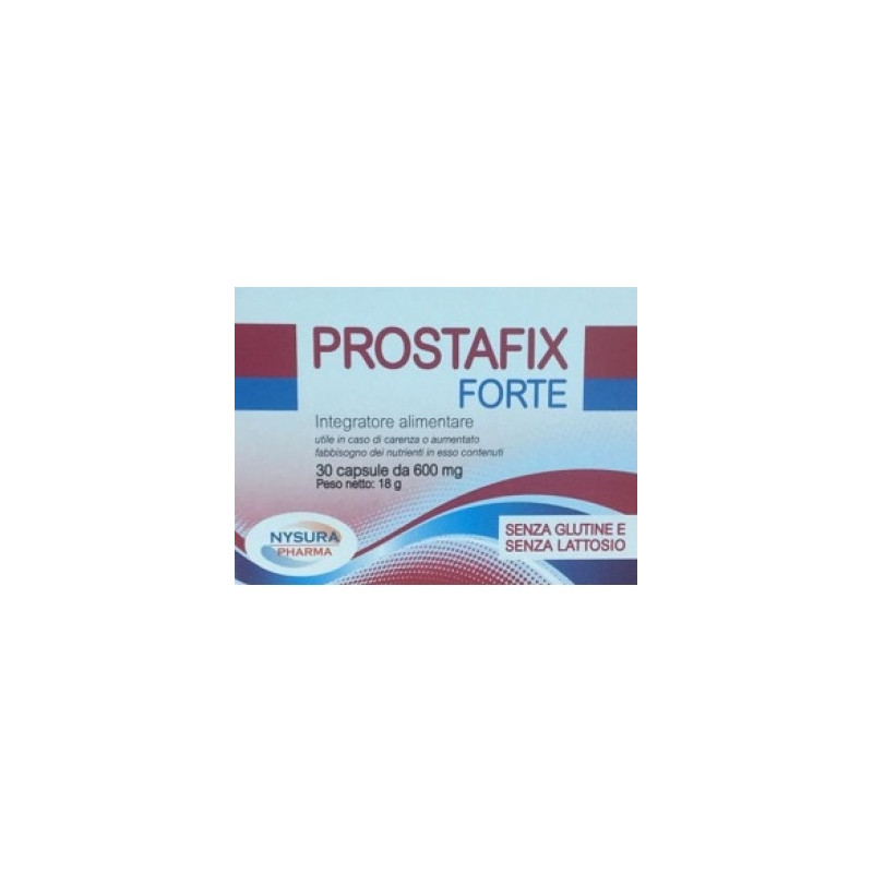 Nysura pharma Prostafix Forte integratore 30 Capsule - Para-Farmacia ...