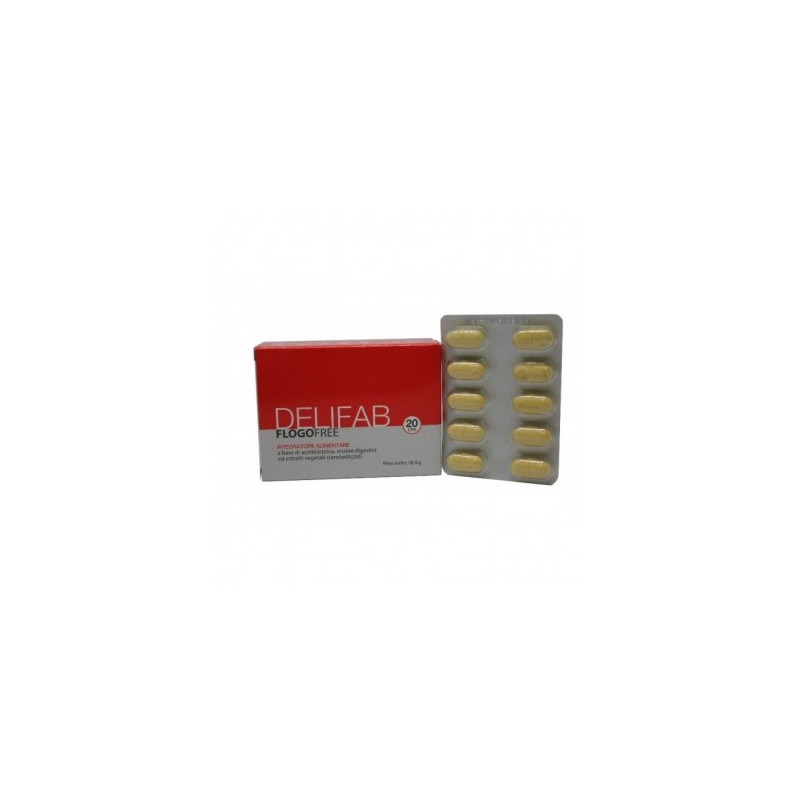 Elifab Delifab Flogofree Integratoer 20 Compresse - Para-Farmacia ...