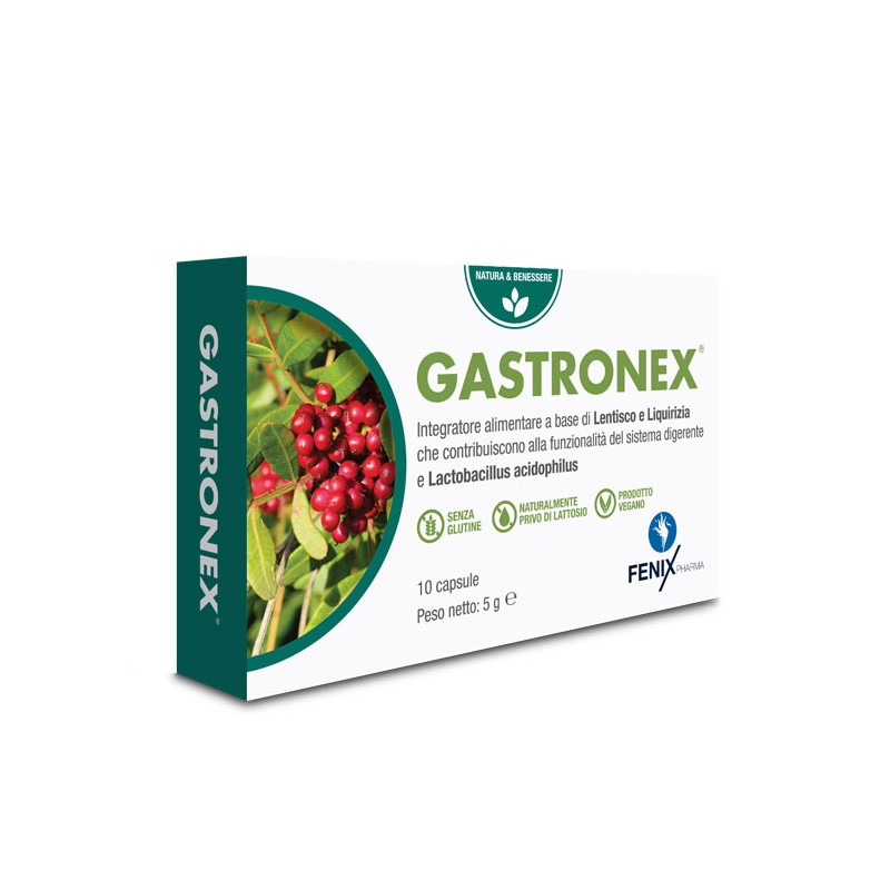 Fenix pharma Gastronex integratore 10 Capsule - Para-Farmacia Bosciaclub