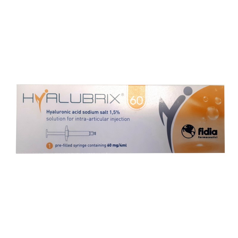 Hyalubrix 60 Siringa di acido ialuronico per infilatrazioni 60mg 4ml ...