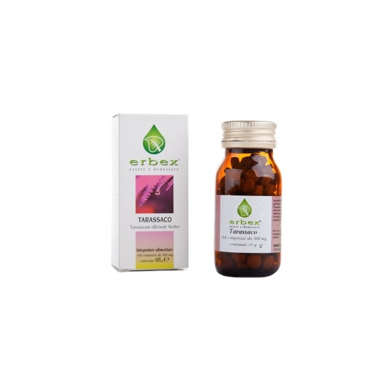 Erbex Tarassaco integratore 160 Compresse 0,3g - Para-Farmacia Bosciaclub