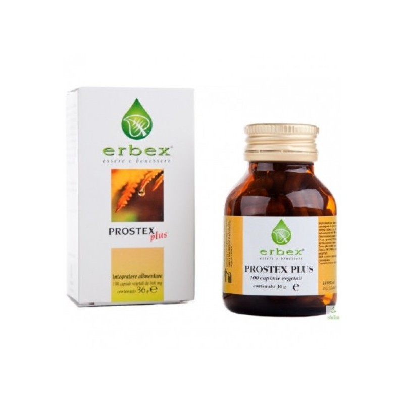 Erbex Prostex plus 100 capsule integratore per la prostata - Para ...