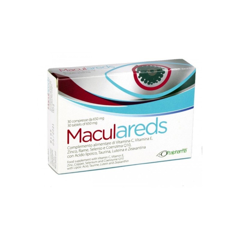 Maculareds 30 compresse da 650 mg integratore alimentare - Para-Farmacia Bosciaclub