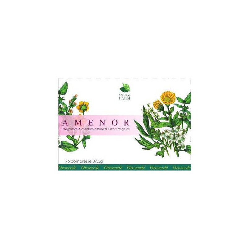 Amenor 75 compresse 37,5 g integratore per la dismenorrea - Para ...