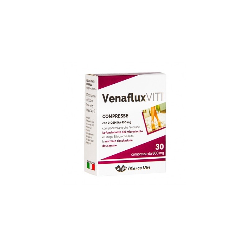 Venaflux viti 30 compresse integratore per gambe pesanti ed emorroidi - Para-Farmacia Bosciaclub