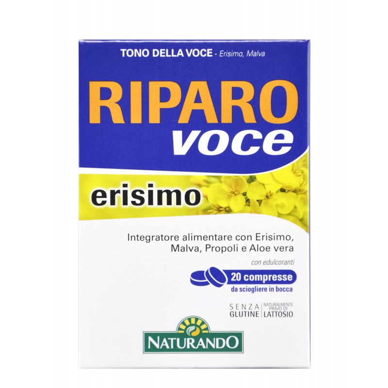 Naturando Riparo voce erisimo integratore 20 compresse - Para-Farmacia ...
