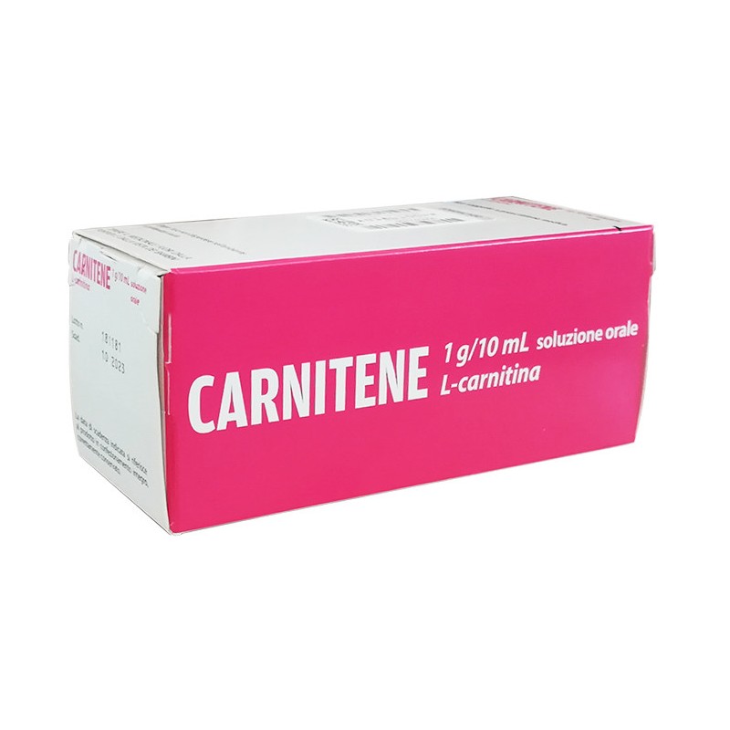Alfasigma Carnitene Soluzione Orale farmaco di carnitina 20ml 1,5g/5ml ...
