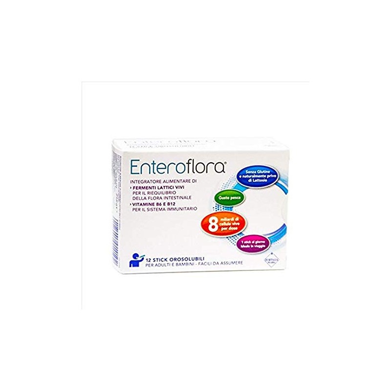 Euritalia Enteroflora integratore 12 stick orosolubili - Para-Farmacia ...