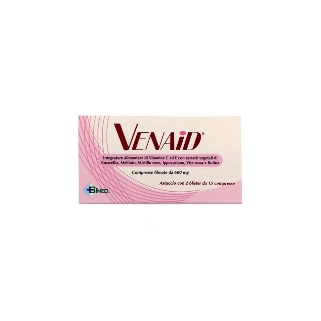Bimed Venaid Integratore 30 Compresse per le gambe gonfie - Para ...