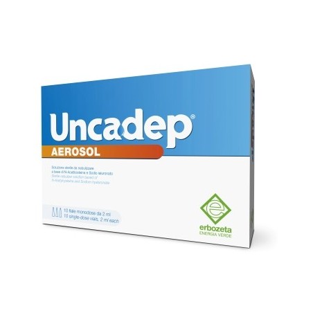 Erbozeta Uncadep aerosol 10 fiale con acido ialuronico da 2 ml - Para ...