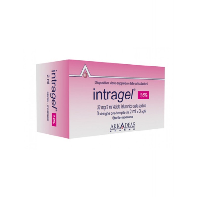 Intragel siringa articolare acido ialuronico 1,6% 3 pezzi - Para ...
