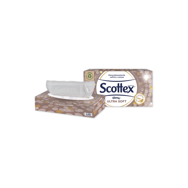 Kleenex Ultra Soft Box Fazzoletti di carta Scottex 80 Pezzi - Para ...