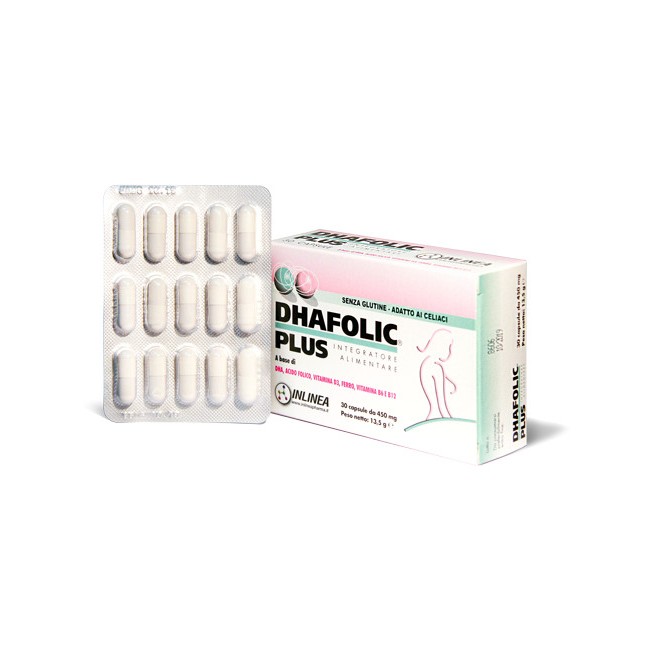 Inlinea Dhafolic Plus integratore alimentare 30 Capsule - Para-Farmacia Bosciaclub