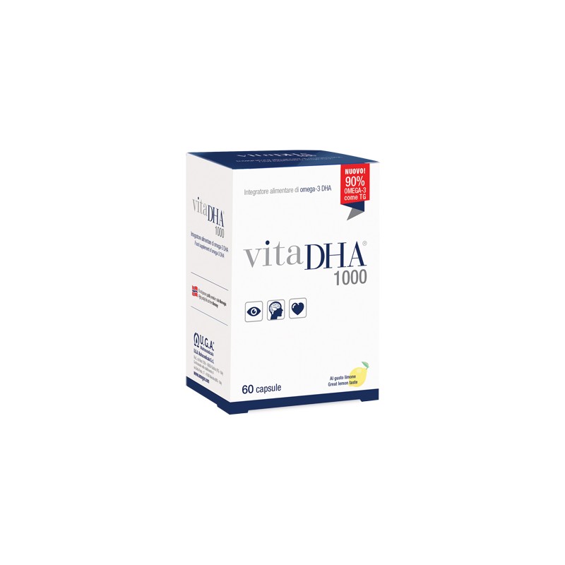 UGA Nutraceuticals New Vitadha 1000 integratore 60 Capsule - Para ...