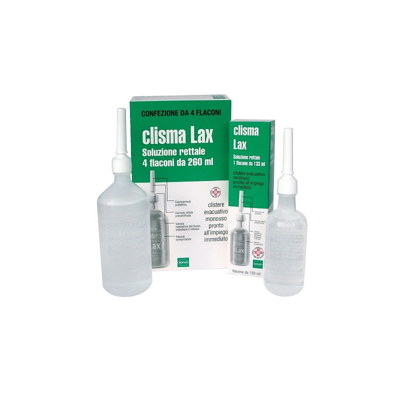 Sofar Clismalax 1 Clisma per il trattamento della stitichezza 133ml ...