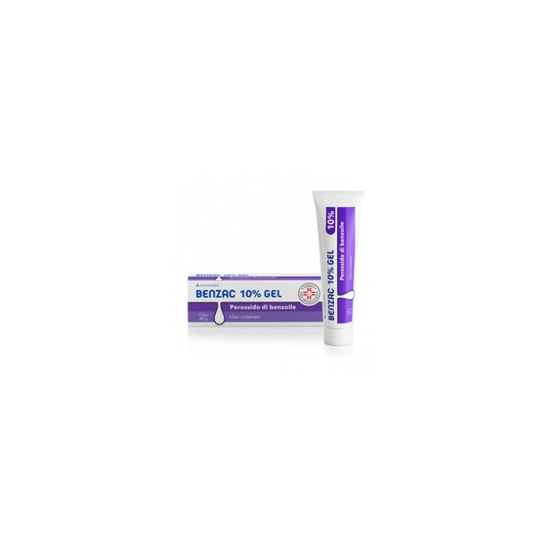 Galderma Benzac 10% gel farmaco di automedicazione per acne 40g - Para ...