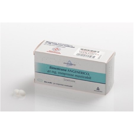 Simeticone Angenerico 50 Compresse Masticabili 42mg - Para-Farmacia ...