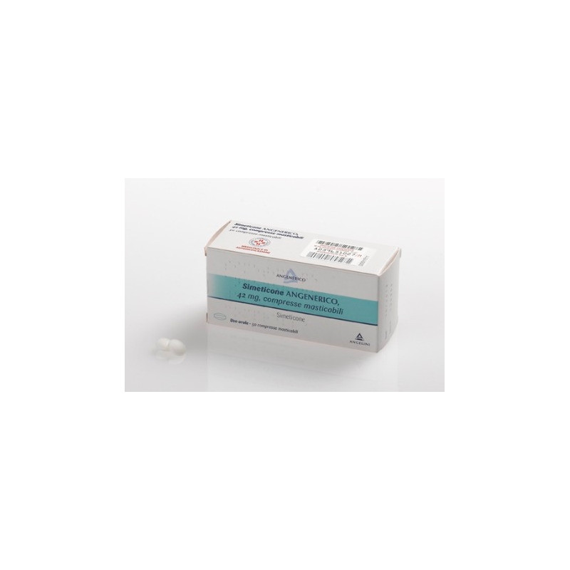 Simeticone Angenerico 50 Compresse Masticabili 42mg - Para-Farmacia ...