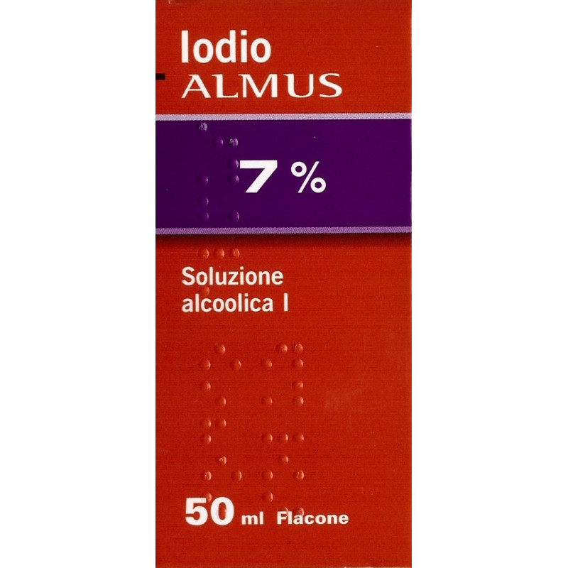 Almus Iodio Soluzione Alcolica Cutanea disinfettante 7% 50ml - Para ...