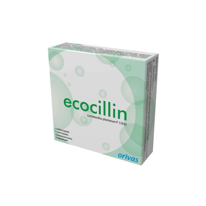 Proge Medica Ecocillin 6 Capsule Vaginali molli - Para-Farmacia Bosciaclub
