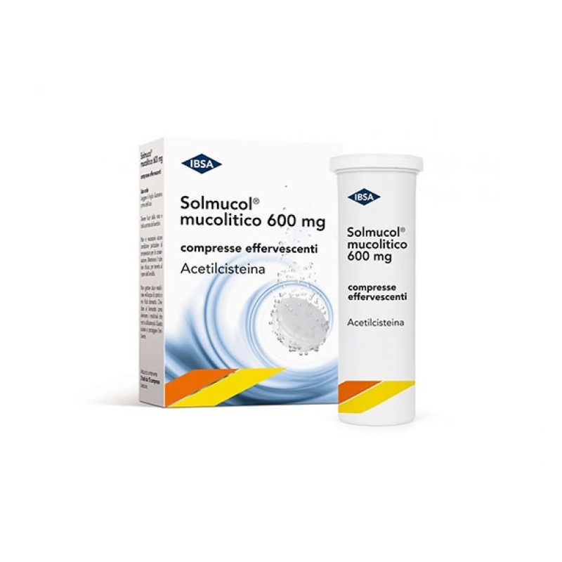 Solmucol mucolitico 30 compresse effervescenti acetilcisteina 600 mg ...