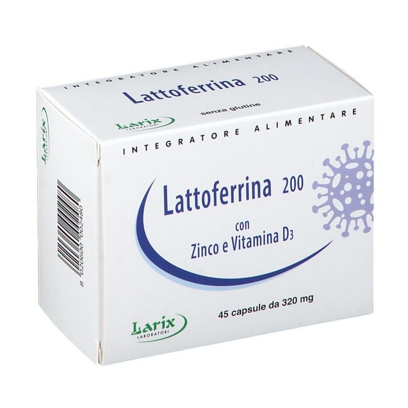 Larix Lattoferrina 200 45 capsule per le difese immunitarie - Para ...