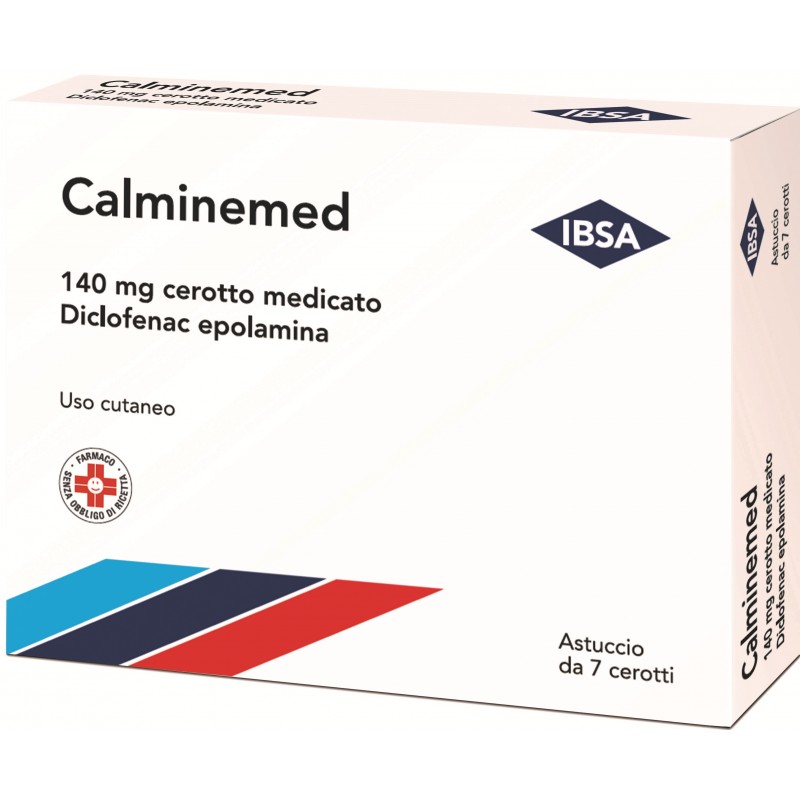 Ibsa Calminemed 7 cerotti medicati con diclofenac 140mg - Para-Farmacia ...