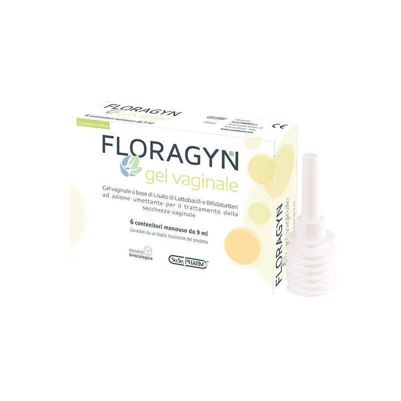 Sosefarm Floragyn Gel Vaginale 6 Tubetti Monodose 9ml - Para-Farmacia ...