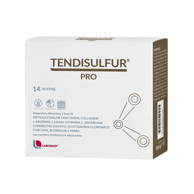Uriach Tendisulfur Pro 14 Bustine integratore per tendiniti - Para ...