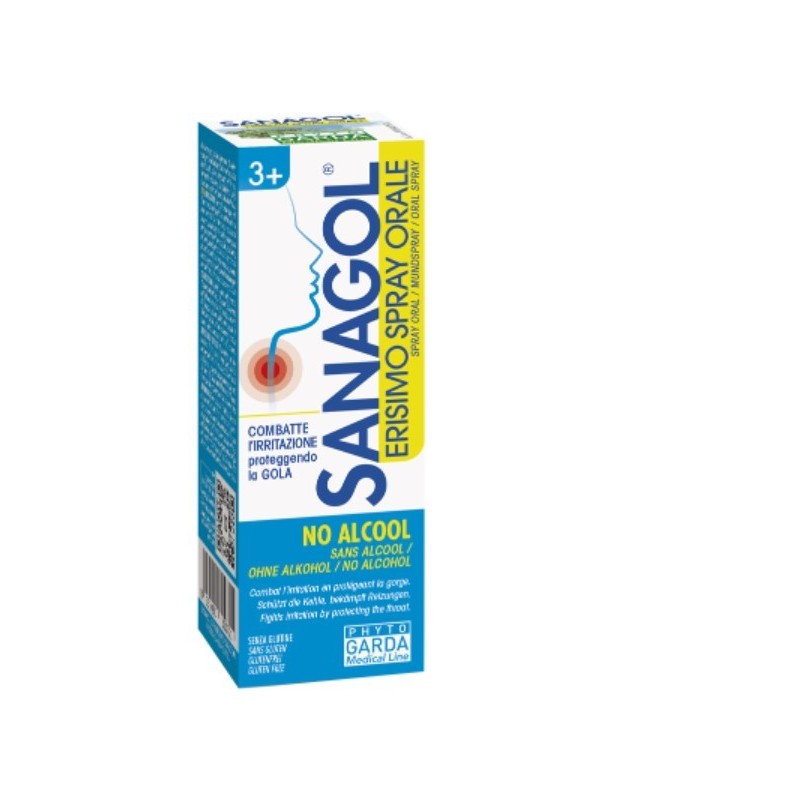 Sanagol Spray Erisimo Senza Alcool per il tono della voce 20 Ml - Para ...