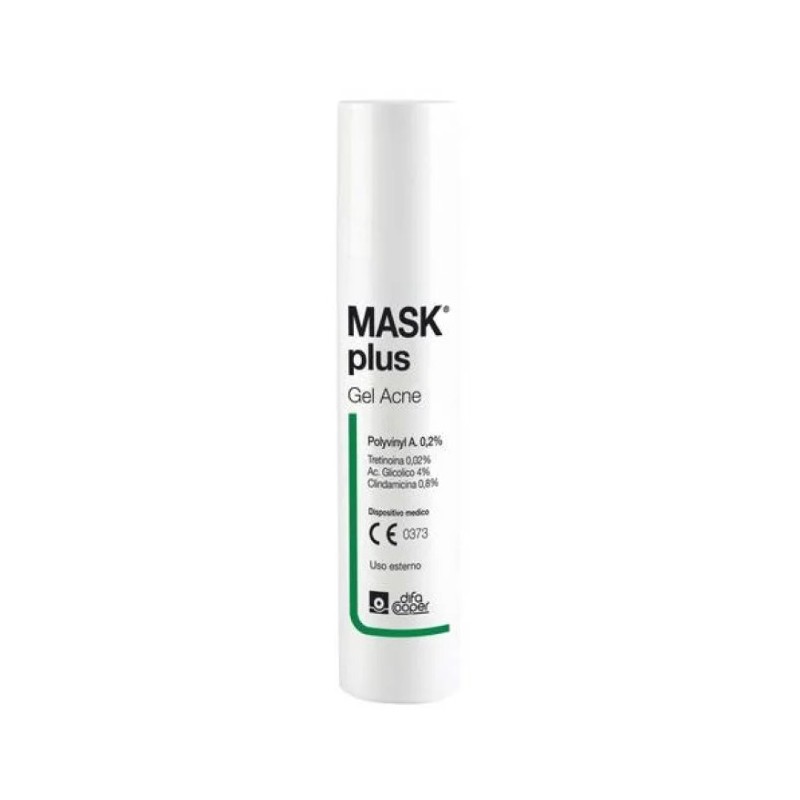 Mask plus maschera gel per brufoli e acne con acido glicolico 50 ml ...