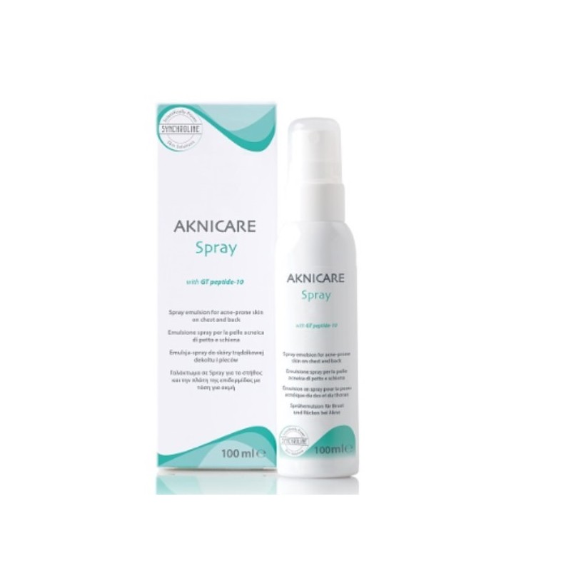 Aknicare spray per petto e schiena con acne e lesioni acneiche 50 Ml ...