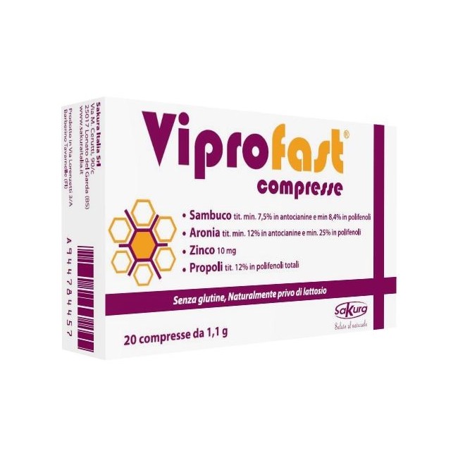 Sakura Italia Viprofast integratore 20 Compresse - Para-Farmacia Bosciaclub
